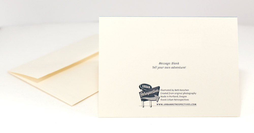 Boston, Massachusetts Notecard -- folded Greeting Card -- full color ...