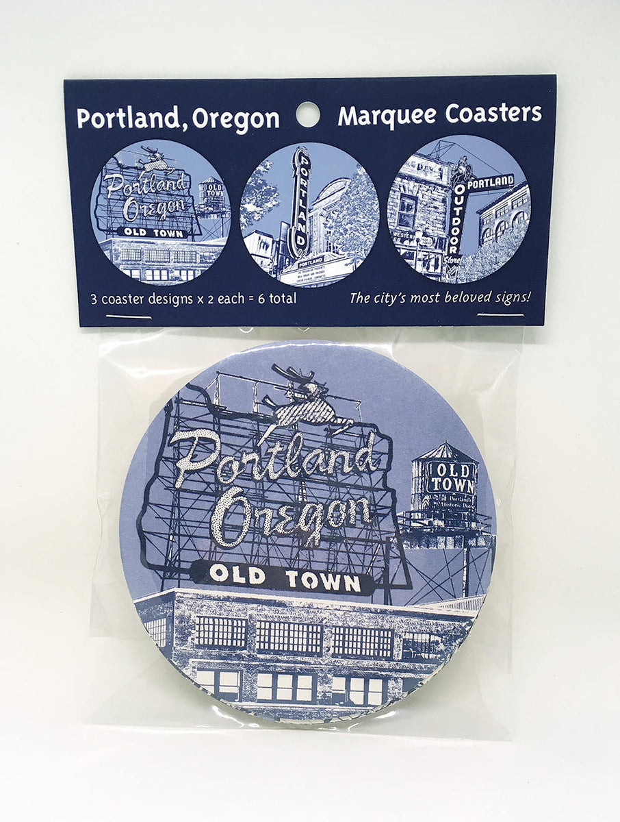 Portland Coasters -- Marquees of Portland Oregon -- 16pt Pulp -- Most ...