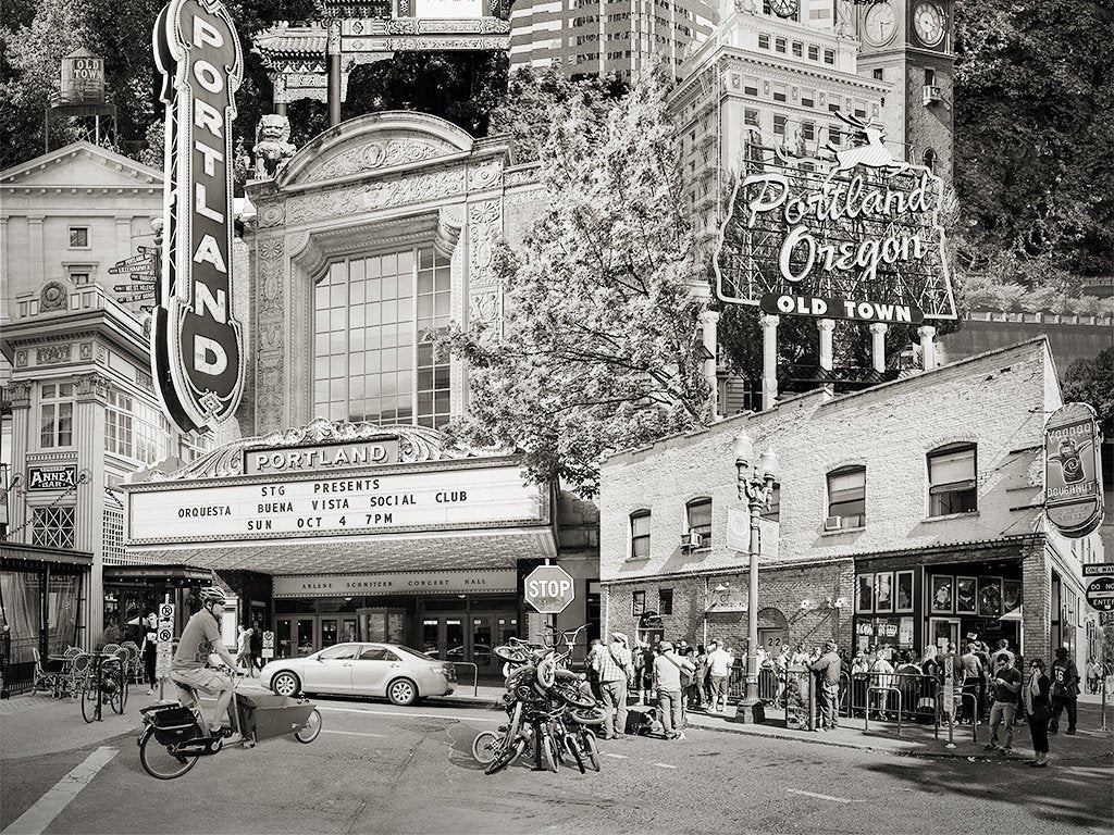 Portland Archival Pigment Print -- Westside Portland Landmarks -- Limi ...
